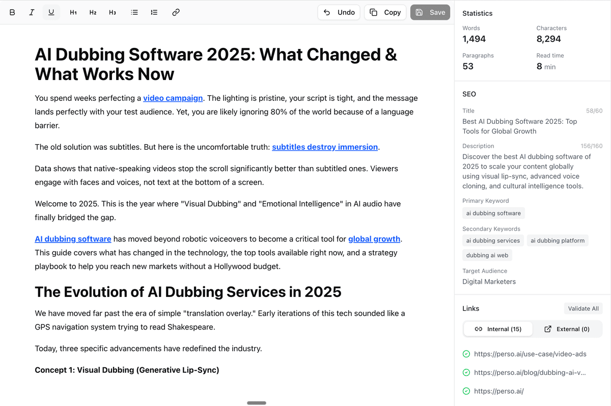 AI Content Studio - Create Brand-Tailored Content | Lumen